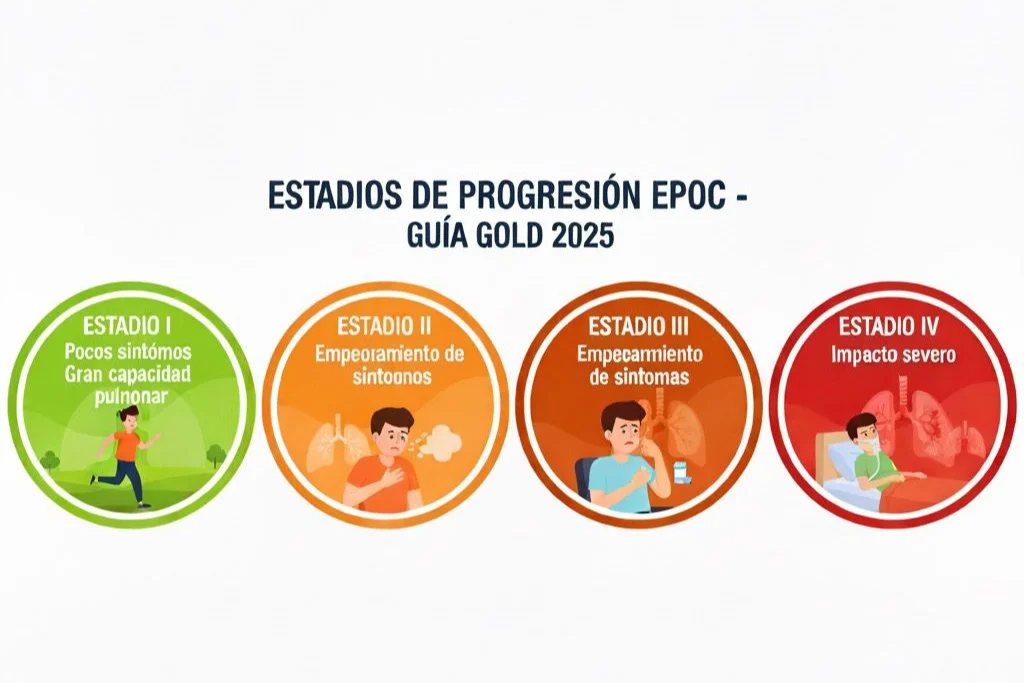 Progresión de la EPOC - Evolución y Manejo de la Enfermedad | Epoc-App